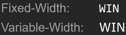 What is Fixed-Pitch Font? - Vovsoft