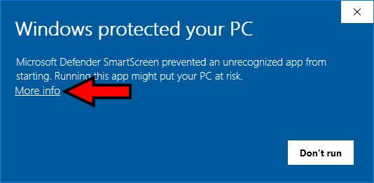 How to Solve “Windows Protected Your PC” - Vovsoft
