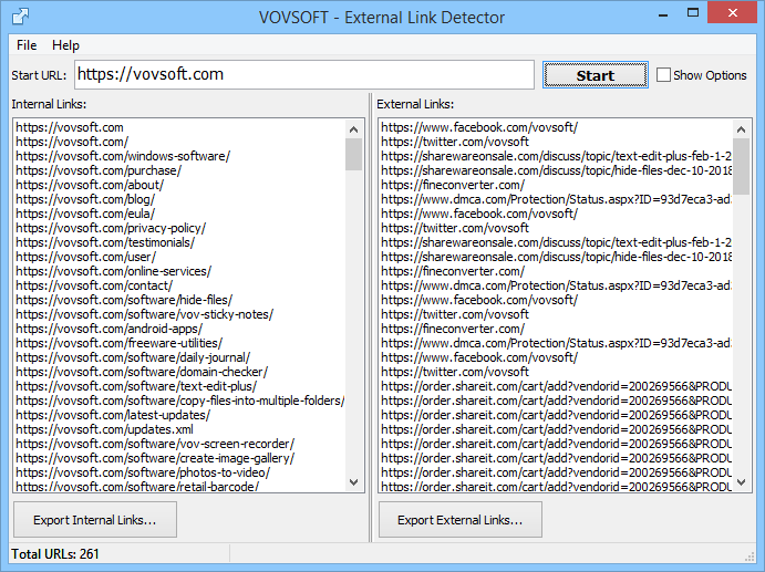 External Link Detector for PC | Scans outbound links