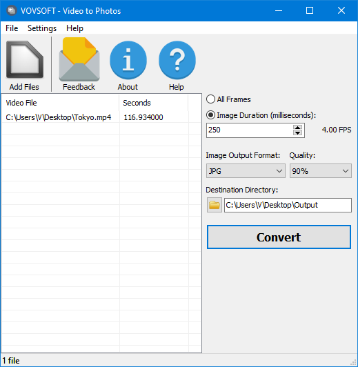 Video to Photos for PC | Converts videos to image files